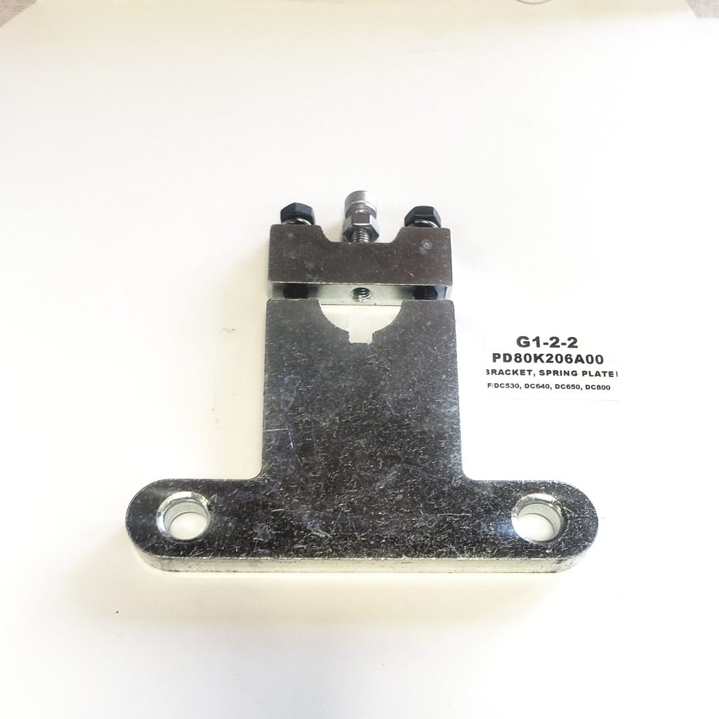 SPRING PLATE BRACKET, F/DC530, DC640, DC650, DC800 Parts # D80K206A00